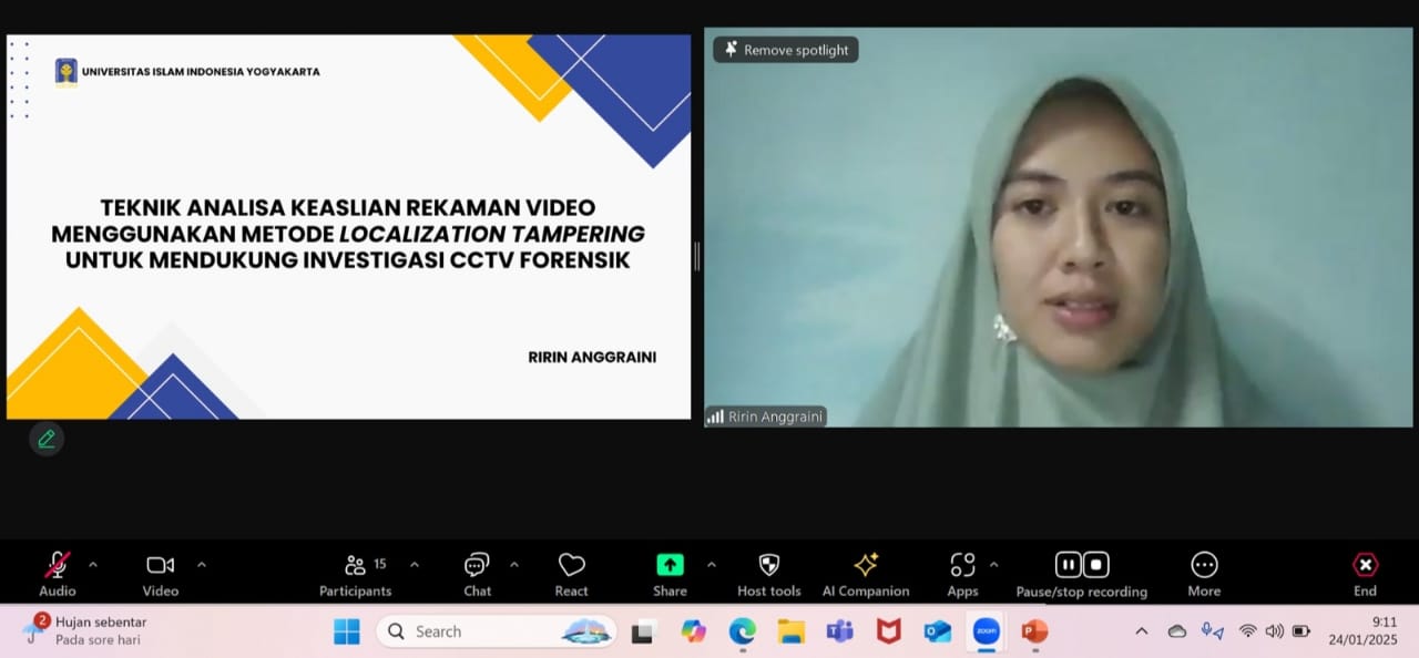 Metode Localization Tampering Mampu Mendeteksi Manipulasi pada Rekaman ...