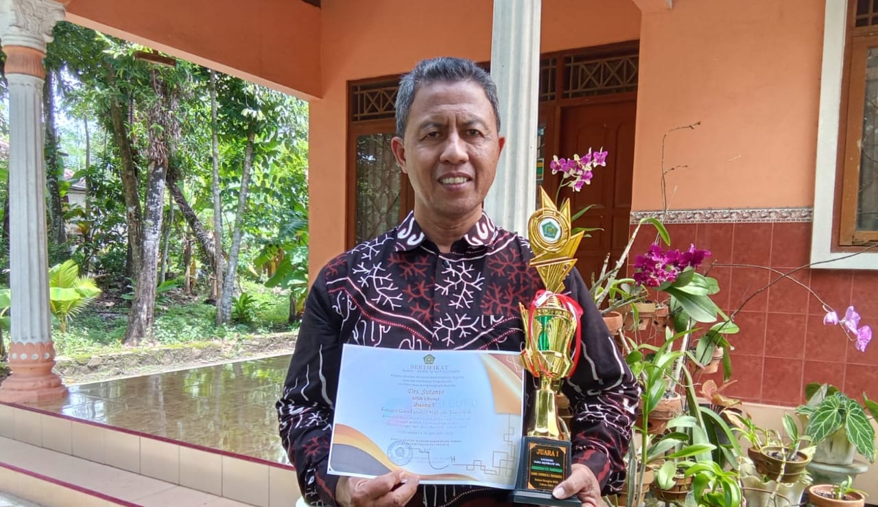 Sutanto Juara I Penulis Teraktif Nasional 2024